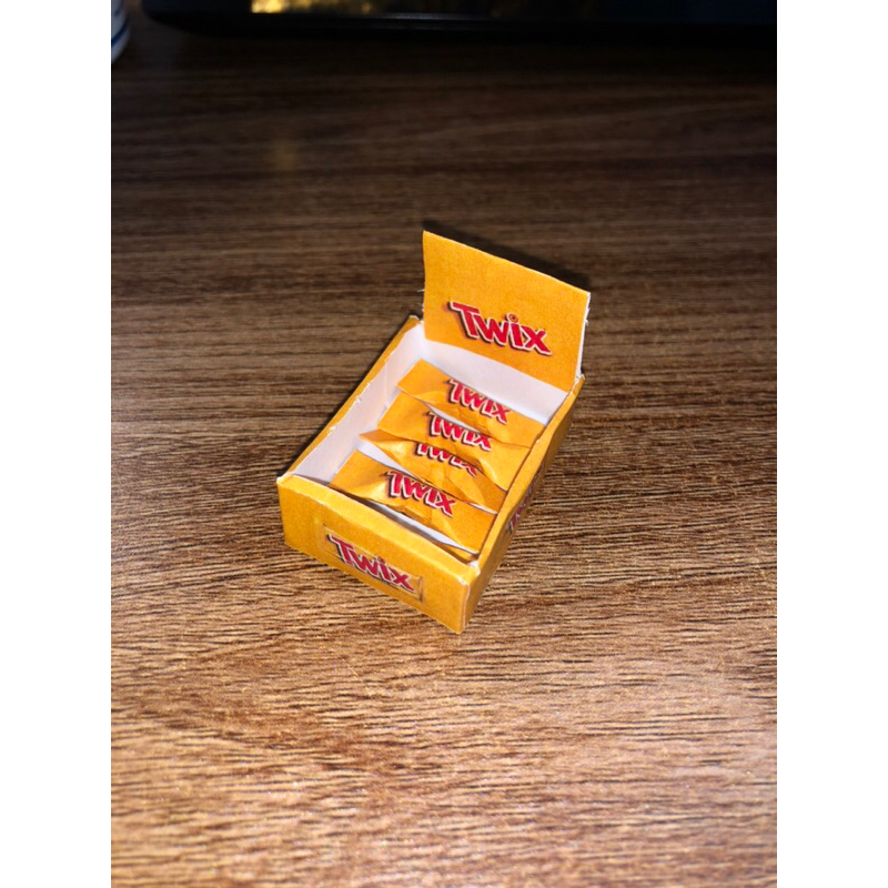 Mini twix chocolate 1:12 for dolls (including 6 chocolate bars ...
