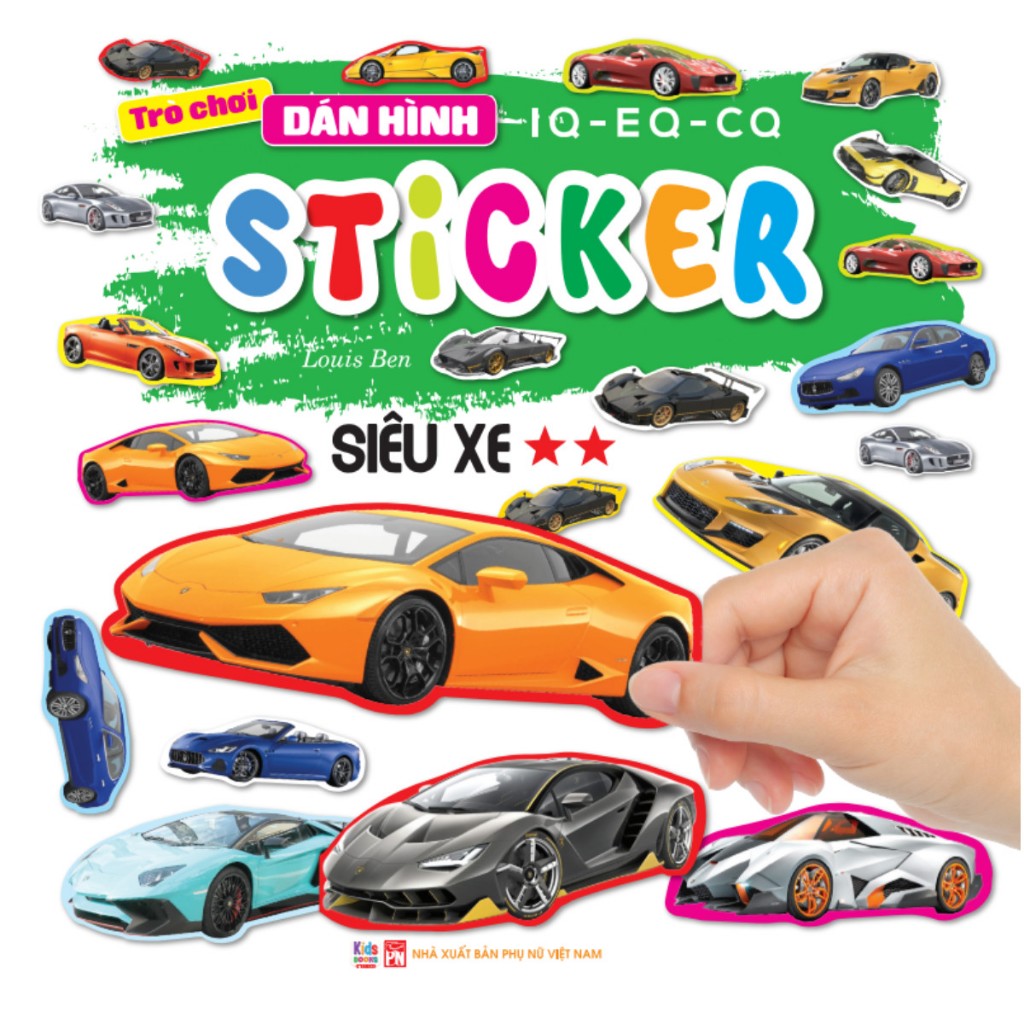 Book - Sticker Peel and Sticker Game - Supercar - Volume 2 - Training ...