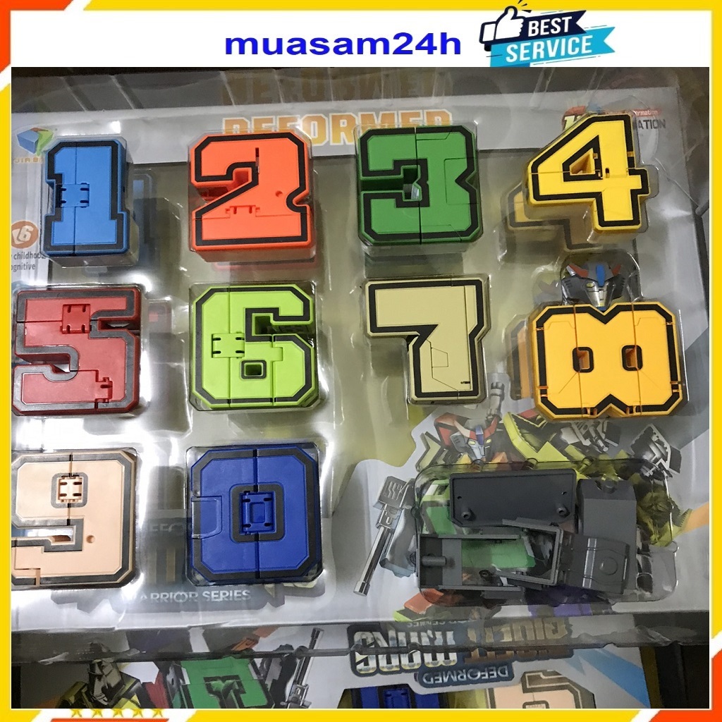 Transformation Robots from 10 Transforming Numbers 0 1 2 3 4 5 6 7 8 9 ...