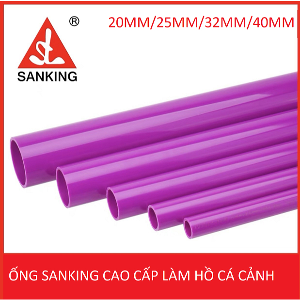 High QUALITY SANKING pipe in PURPLE UPVC cut 50cm - 1 meter Phi 20-25 ...