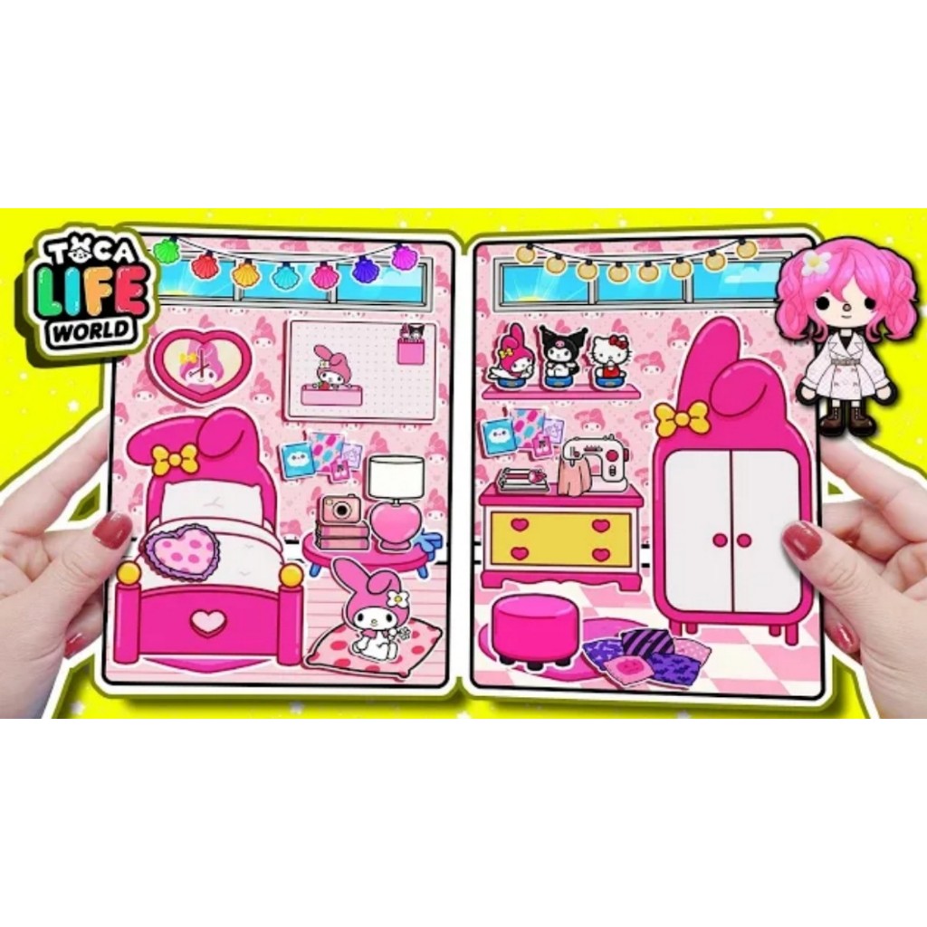Candy Home Toca Life World Quiet Book 39 My Melody House In Quiet Book ...