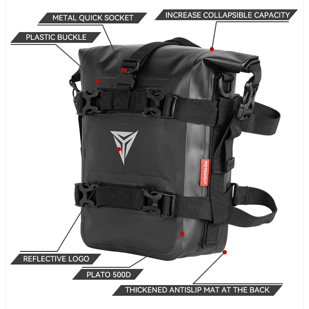 Motowolf MDL 0715 Waterproof Motorcycle Side Bag | Shopee Philippines