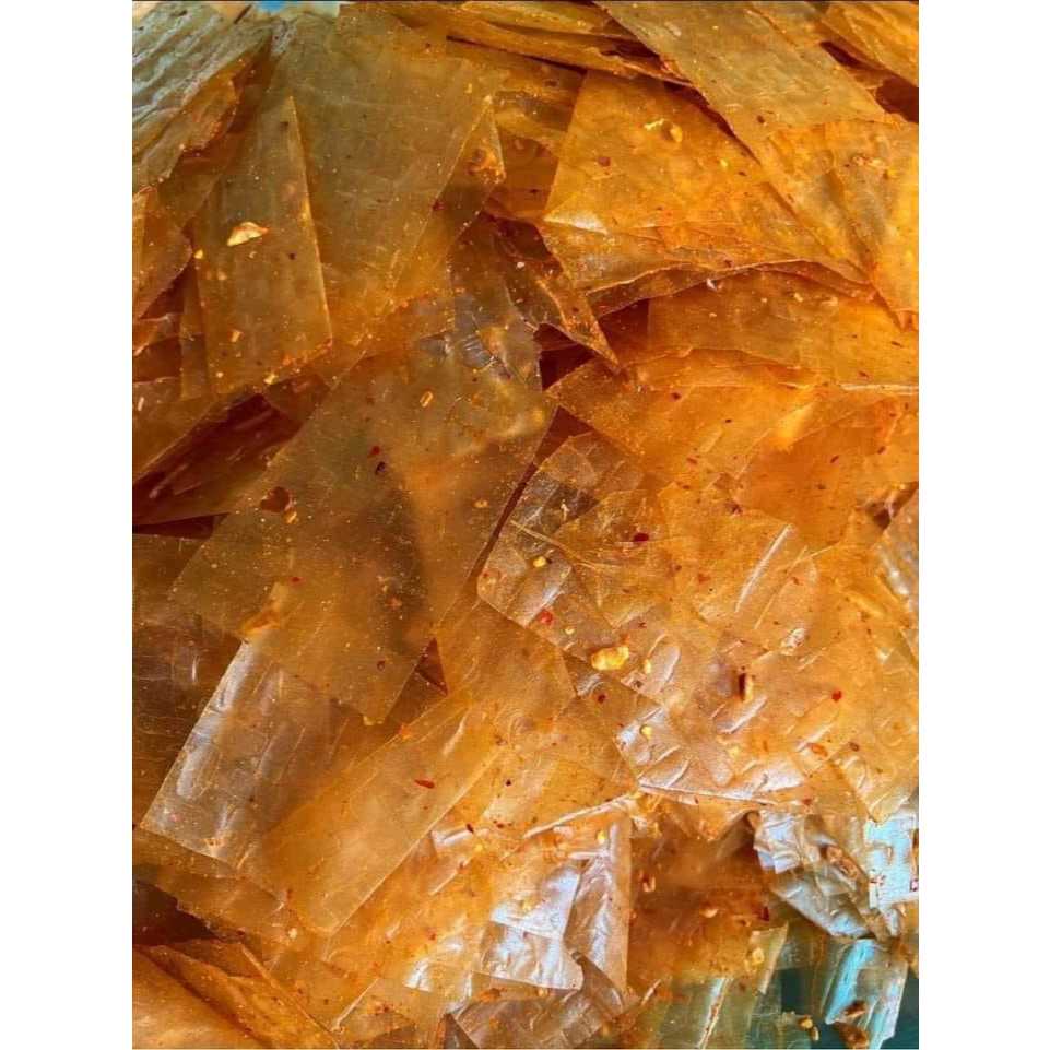 10 bags of super spicy rice paper with garlic salt. | Shopee Philippines
