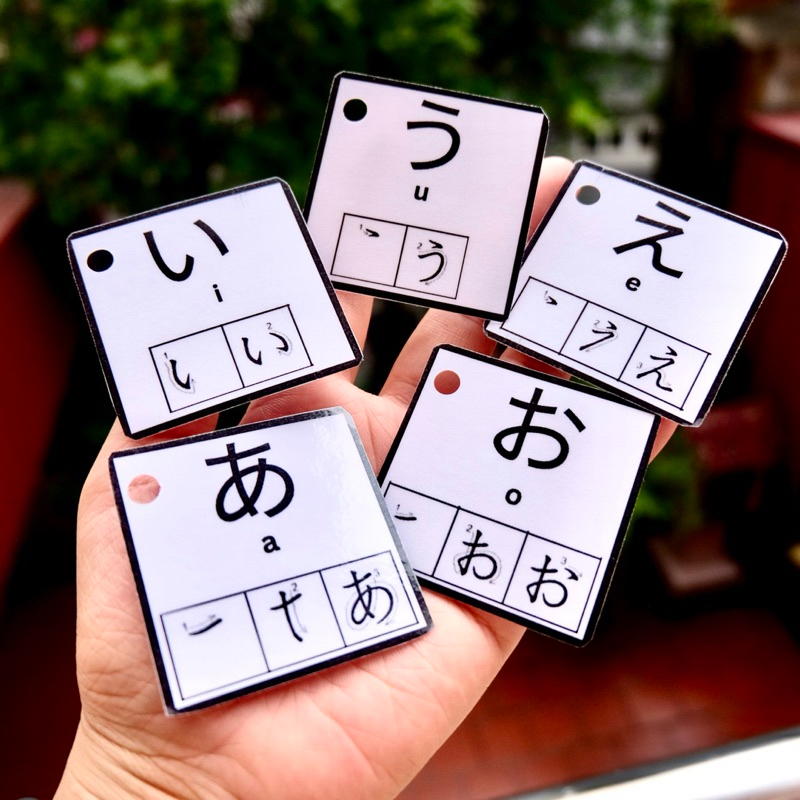Flashcard-higarana and Katakana Japanese alphabet learning cards for ...