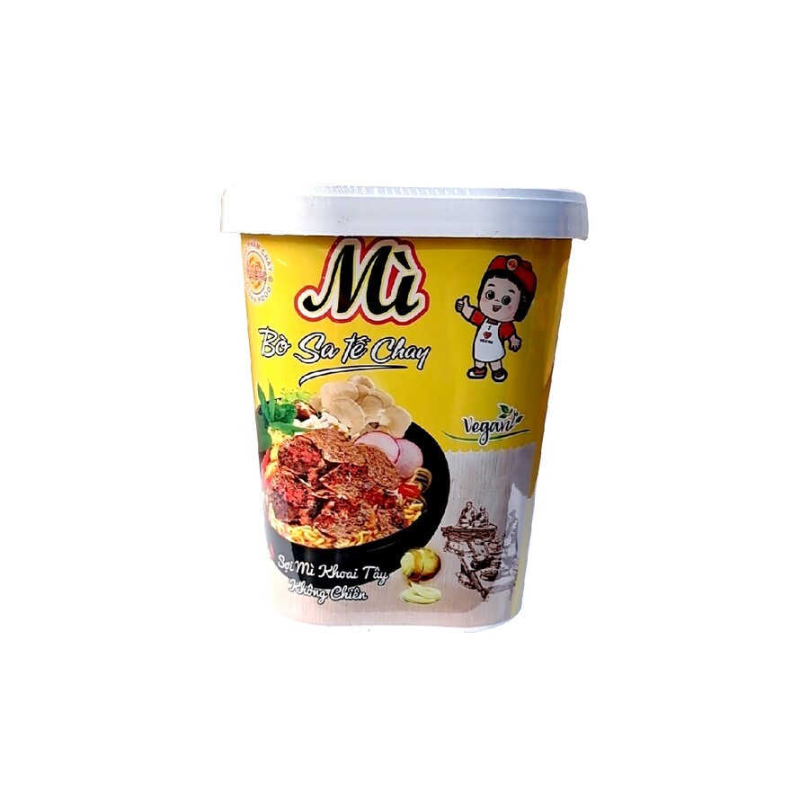 Vegetarian Beef Sate Noodles 83g (Cup) Au Lac | Shopee Philippines
