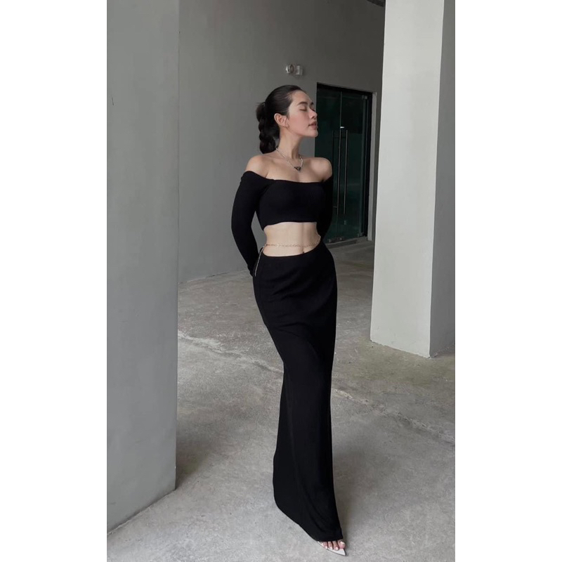 Luxurious flat shoulder set | Shopee Philippines