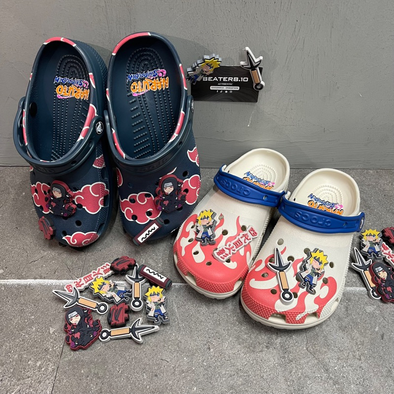 Clog Unisex Crocs Classic x Naruto Shippuden Pack 2024 Shoes - Itachi ...
