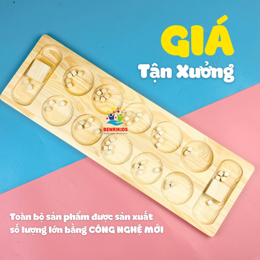 Wooden Mandarin Box Toy Set for Children to Play and Learn to Count ...