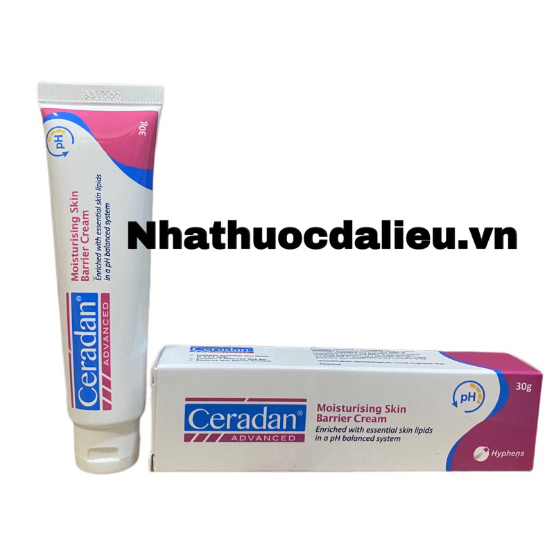 Ceradan Advanced Moisturing Skin Barrier Cream 30g moisturizes and ...