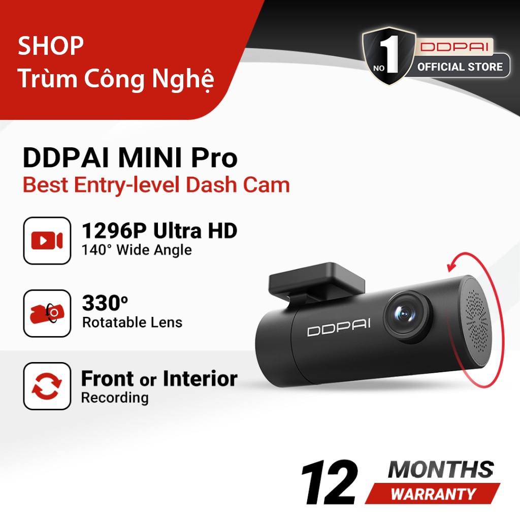 DDPAI mini Pro car dash cam - International Version | Shopee Philippines