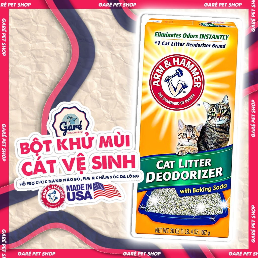 Arm & HAMMER Cat deodorizing powder, antibacterial deodorizing and ...