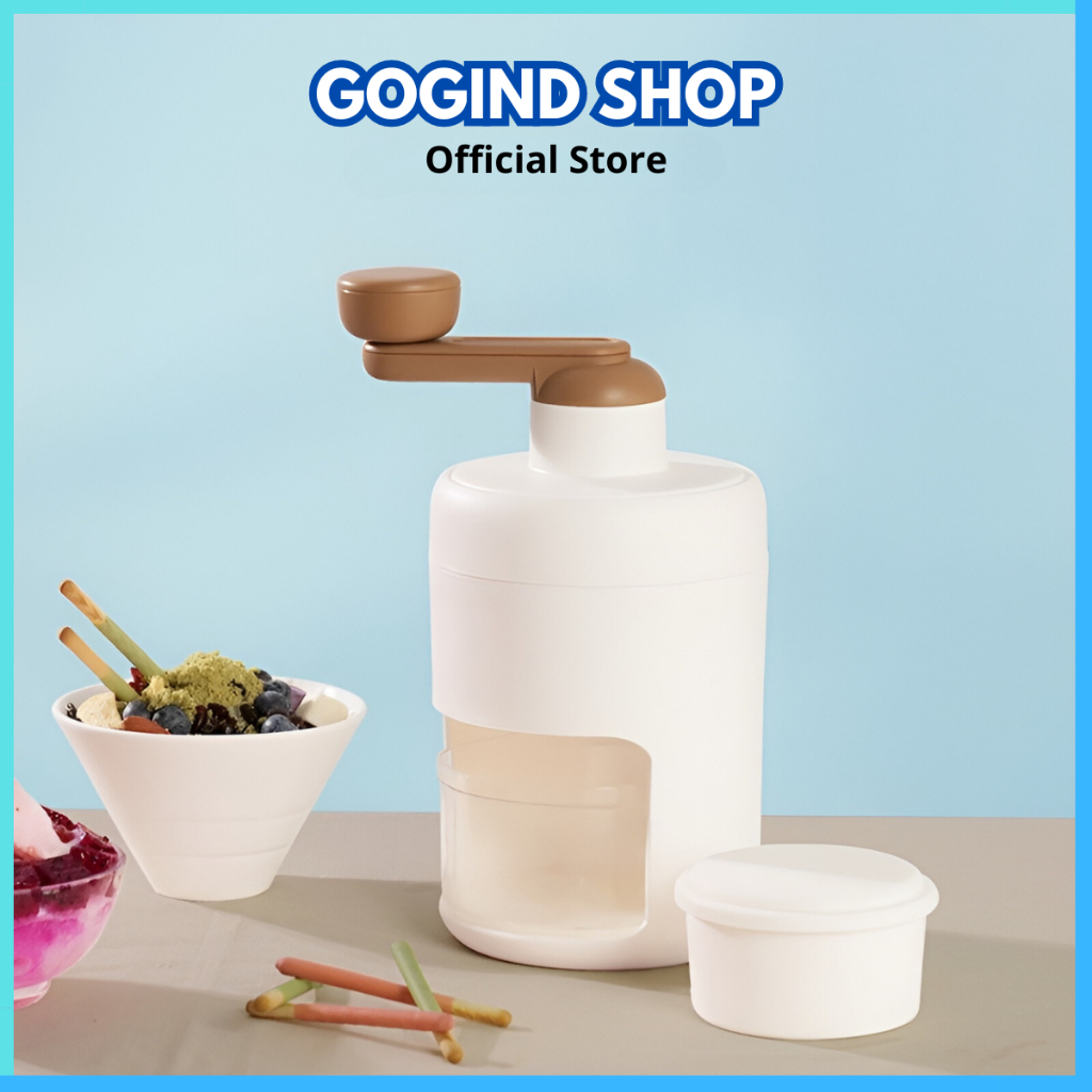Gogindshop multi-function hand-cranked mini ice shaver for families ...