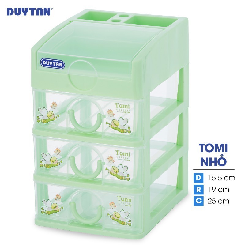 Duy TAN Tomi small plastic cabinet with 4 compartments (15.5 x 19 x 25 ...
