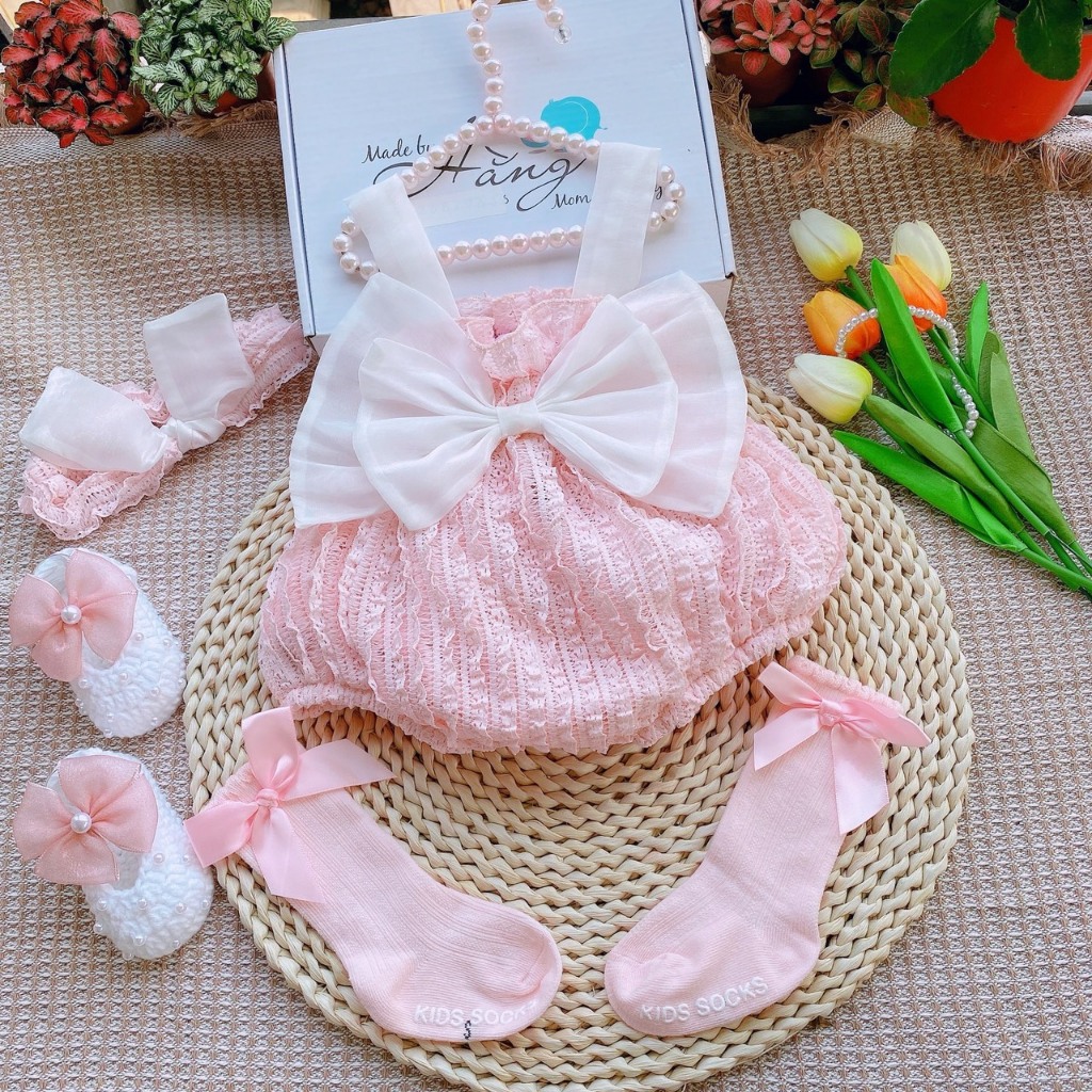 Pink MC 2-strap Body Set for girls Made by Hang size from 3-12kg ...