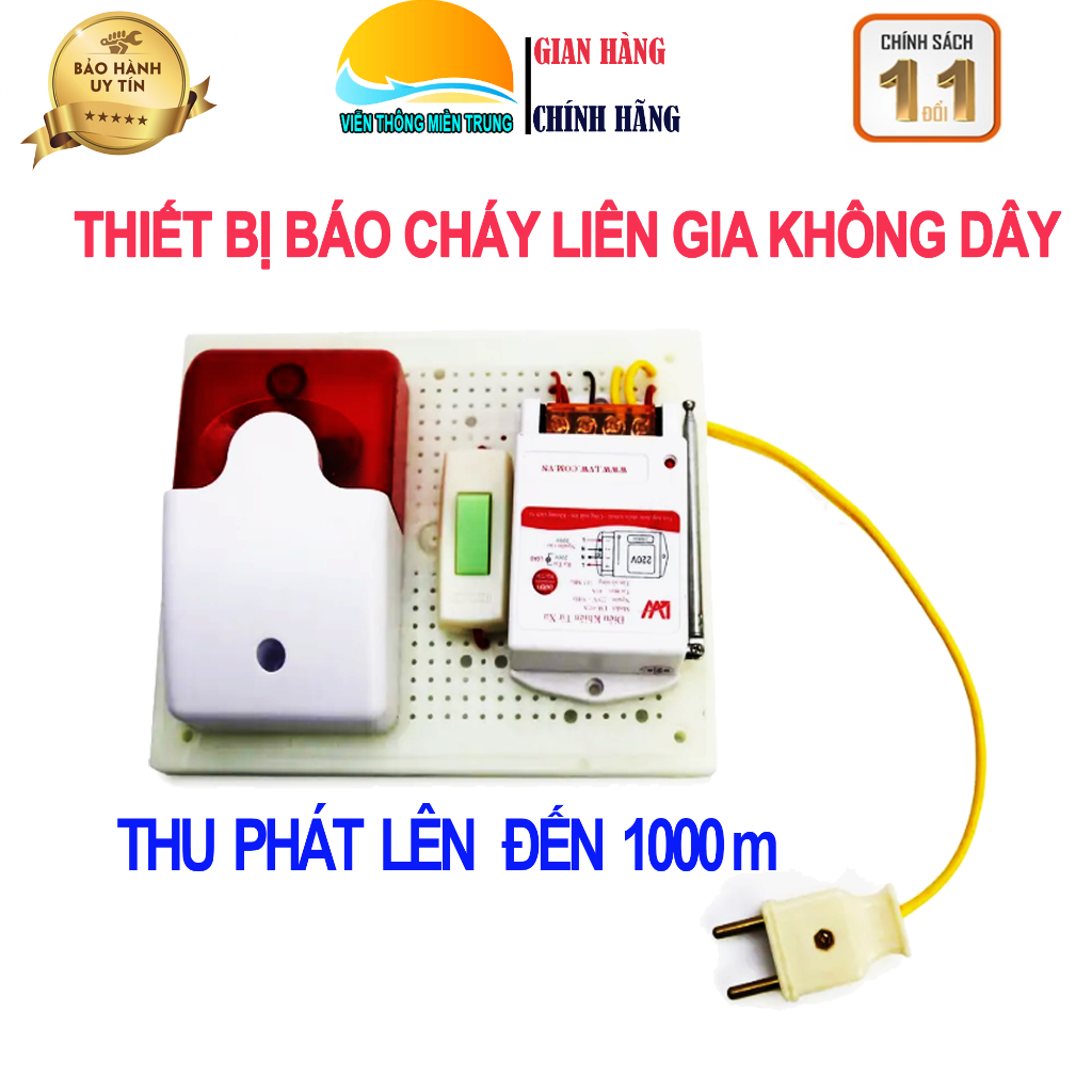 Wireless household fire alarm and alarm set - Fire and explosion alarm ...