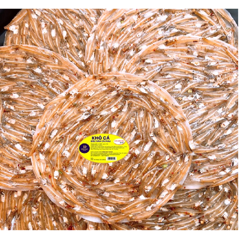Dried Anchovy Rice Paper Marinated with Ca Mau Minh Dat Foods | Shopee ...