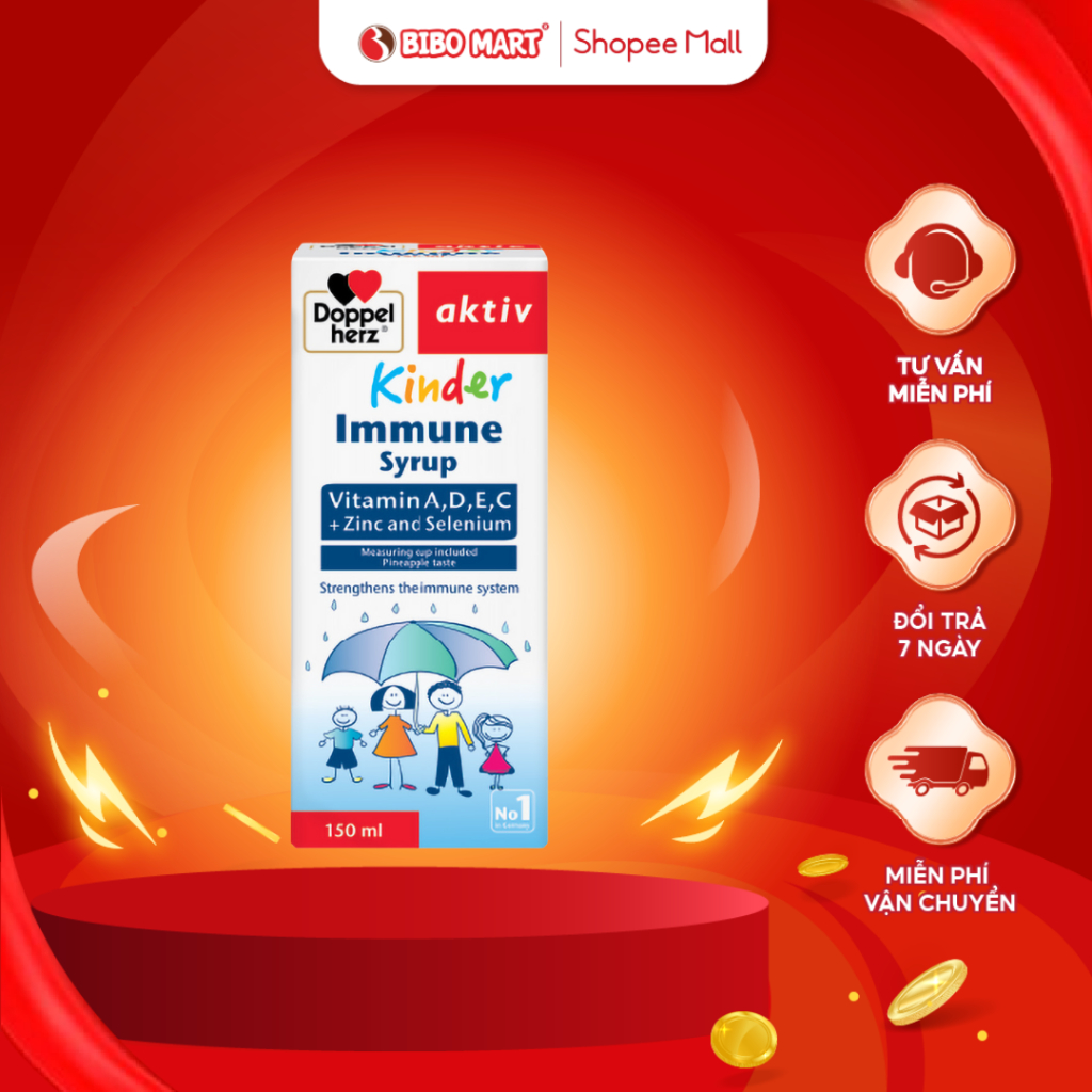 Doppelherz Syrup Supplement Syrup for Children to Increase Resistance ...