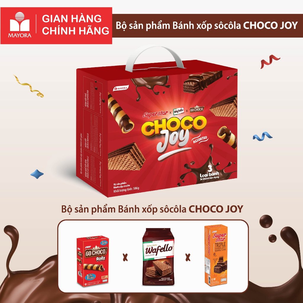 Choco Joy Chocolate Sponge Cake Gift Box Combo 586G | Shopee Philippines