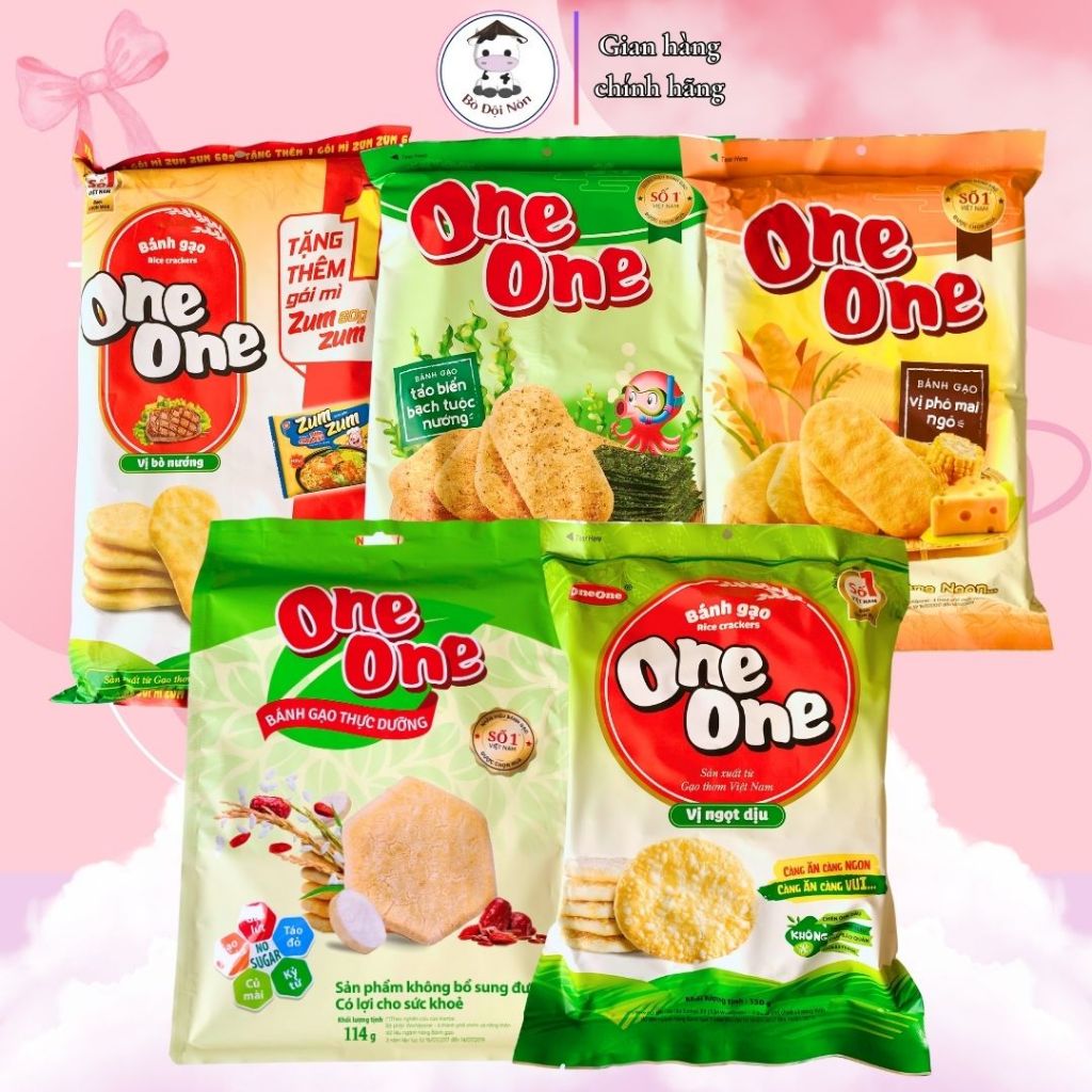 One One Rice Cake 6 Delicious Crispy Flavors | Shopee Philippines