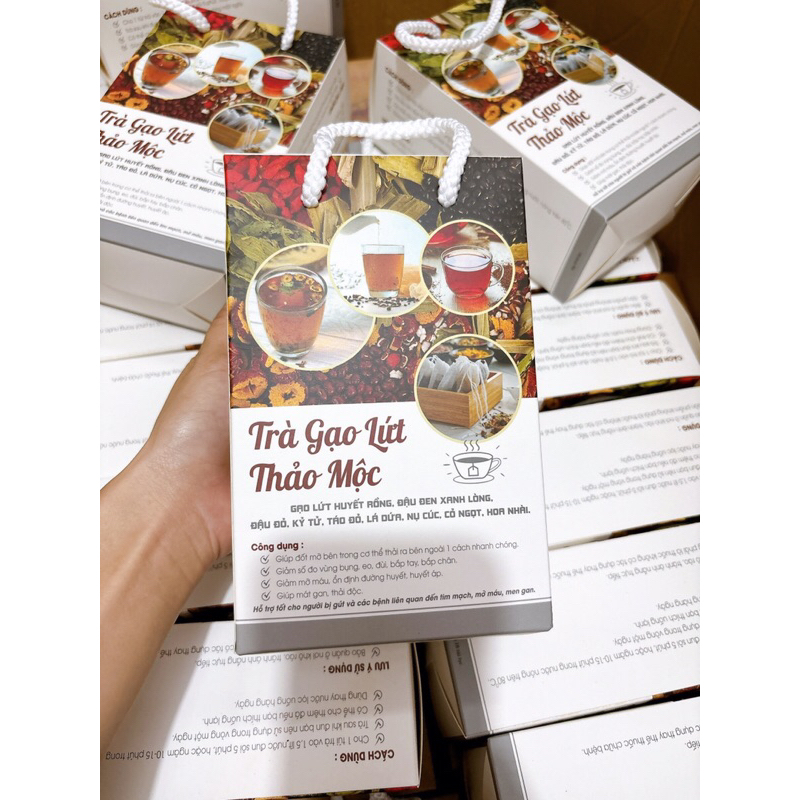 Herbal brown rice tea paper box of 10 packs | Shopee Philippines