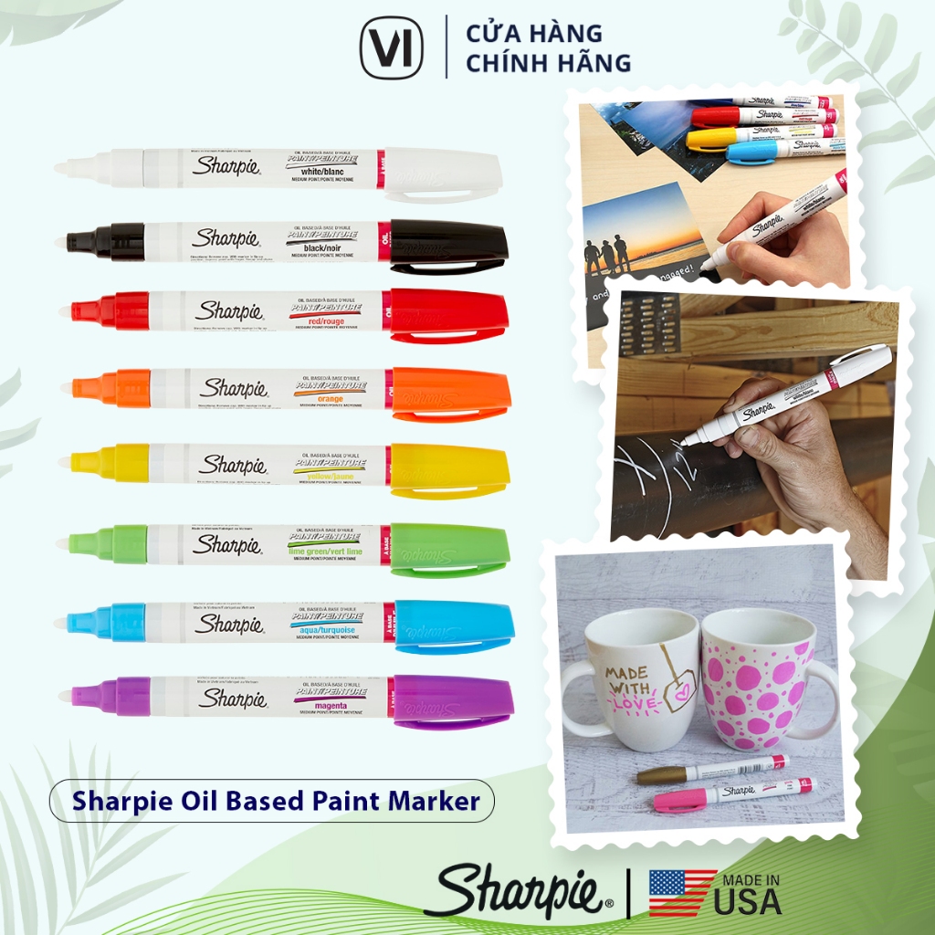 Sharpie Oil Based Oil Paint Pen for Drawing on All Surfaces - Medium ...