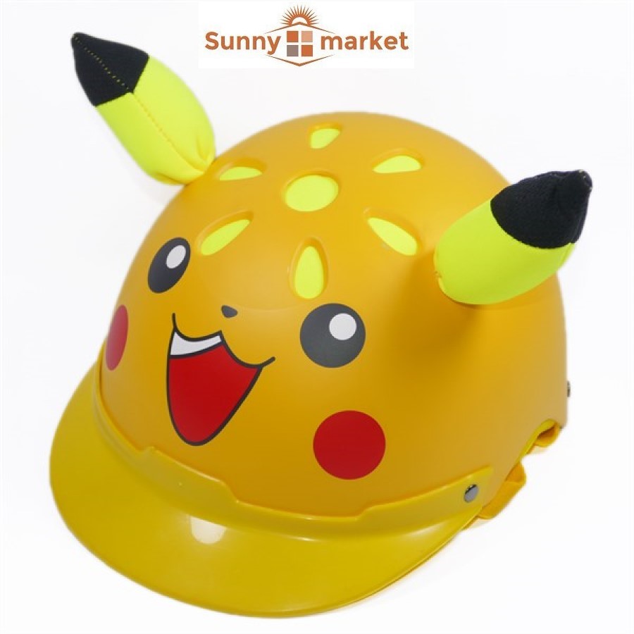Pikachu Helmets for babies from 2 to 8 years old, Extremely cute ...