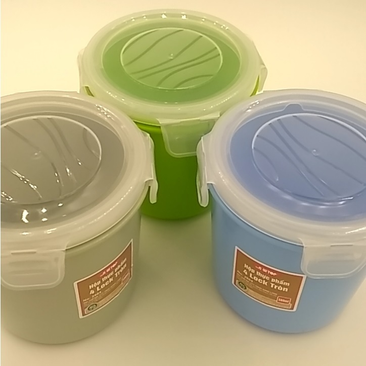 Plastic Food Container lock With 4 Locks With Spill-Resistant Rubber ...