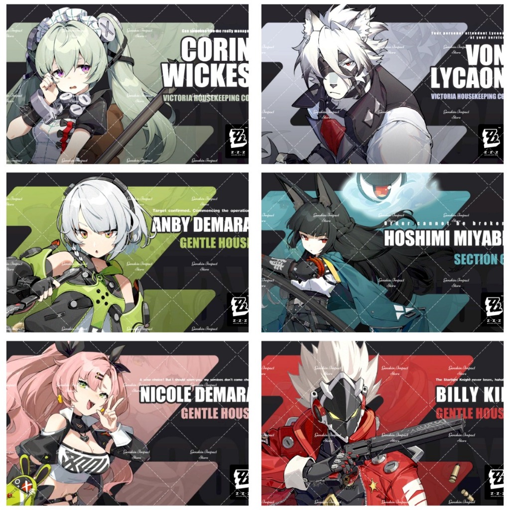 Zenless Zone Zero M2 character card photo (with rounded corners ...