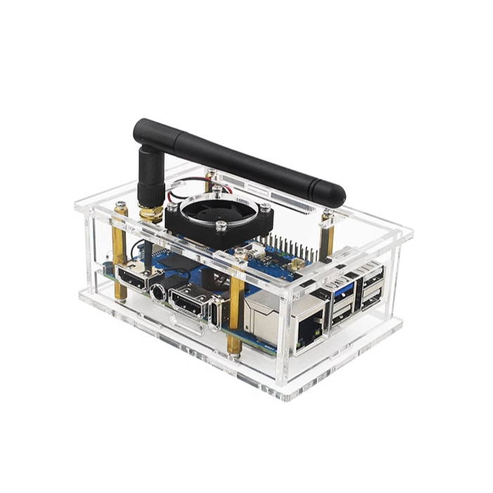 Mica case for Orange Pi 5 Pro with fan and heatsink | Shopee Philippines