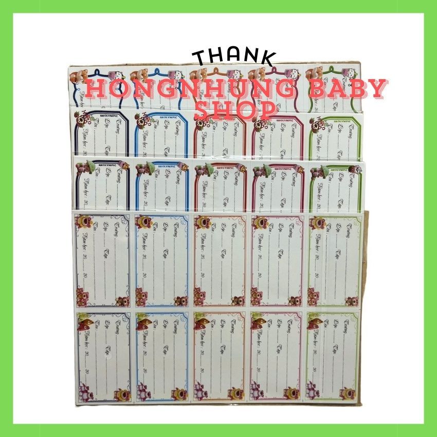 Combo 100 Student Notebook Stickers For Kids | Shopee Philippines