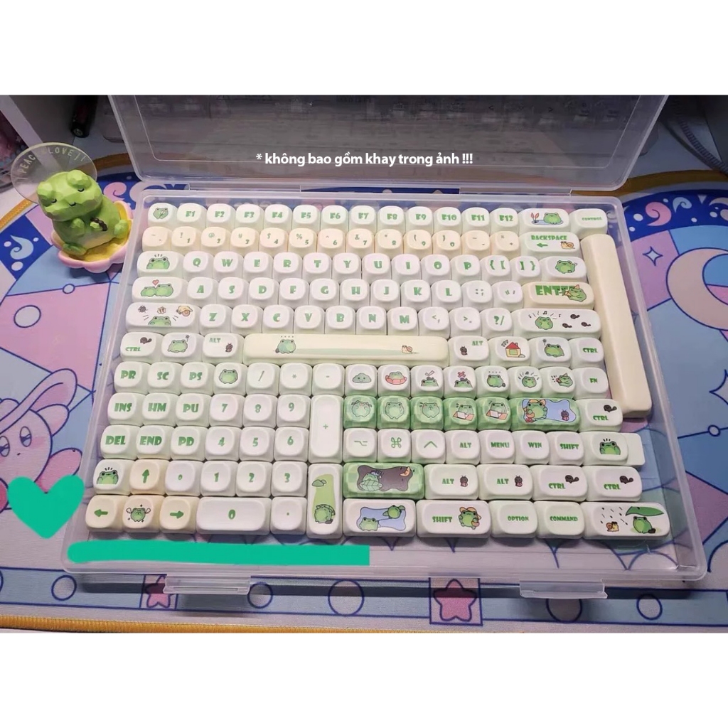 [Speed] Little Frog Keycap PBT Dye Sublimation MOA Set Of 140 ...