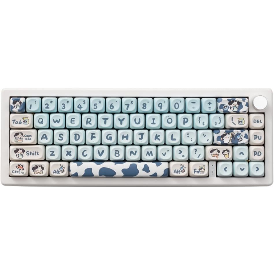 [Speed] Milk Cow Keycap PBT Dye Sublimation MOT Set 140+ Mechanical ...