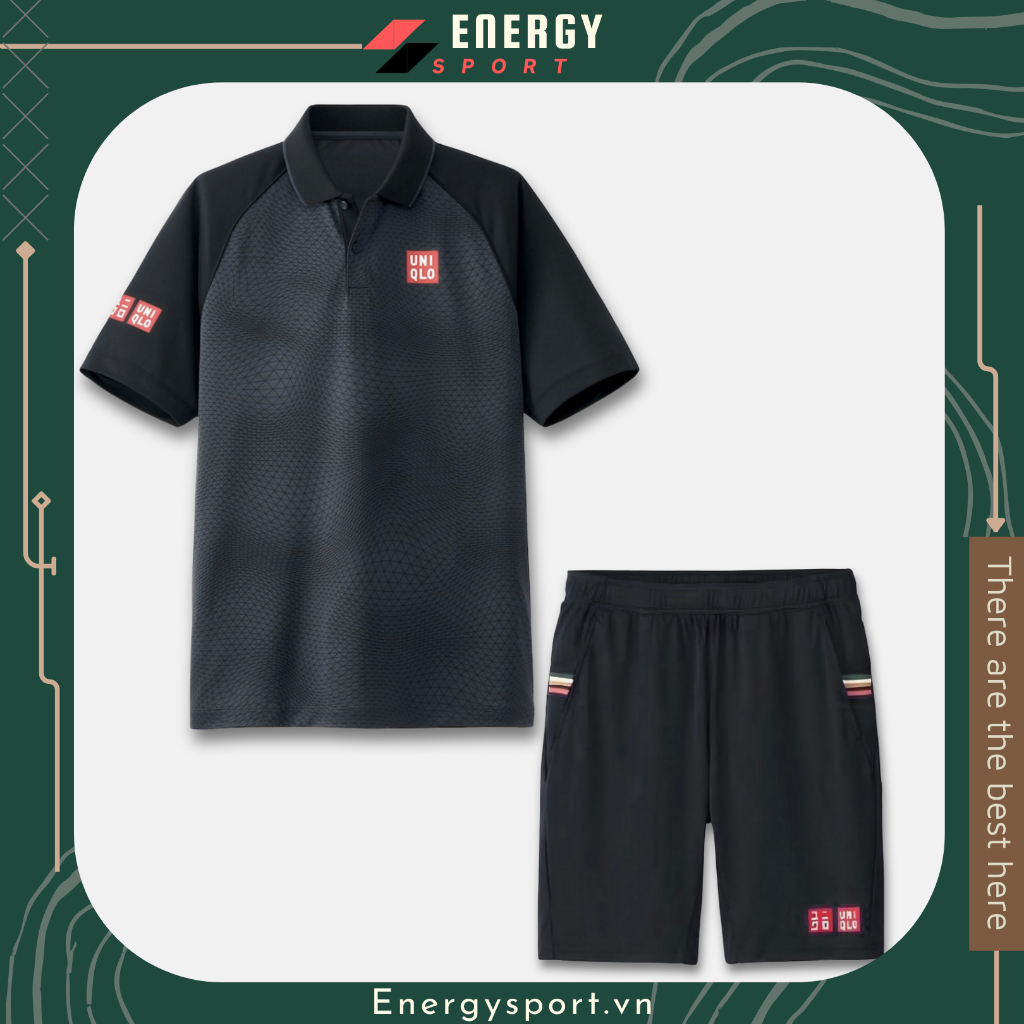 Uni.qlo Kei Nishikori Men's Sports Clothing Set | Shopee Philippines