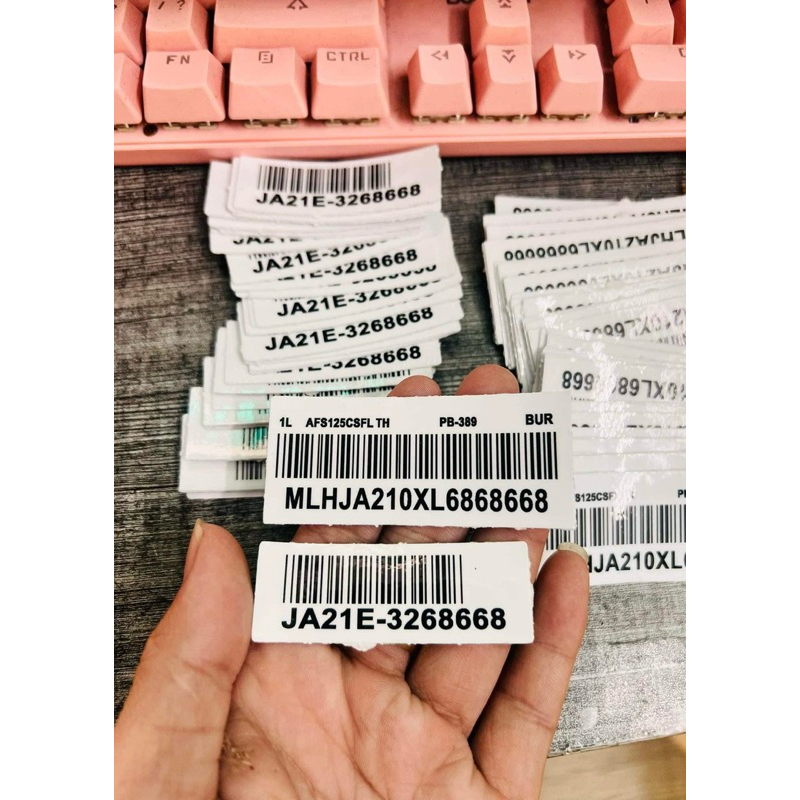 Super CHEAP Honda Wave 125i Barcode Sticker, engine block barcode ...