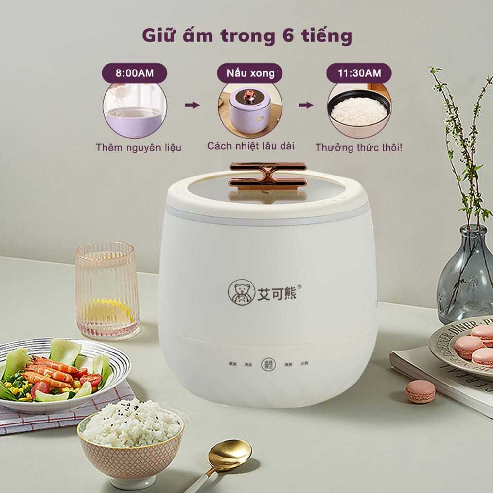 Multi-purpose Mini Rice Cooker 1.8L With Capacity 400W - 4 Modes Of ...