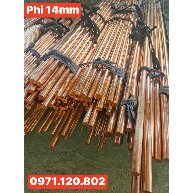 Grounding Pile / kim With Red Copper, Pure Copper, 14mm Long 1m ...