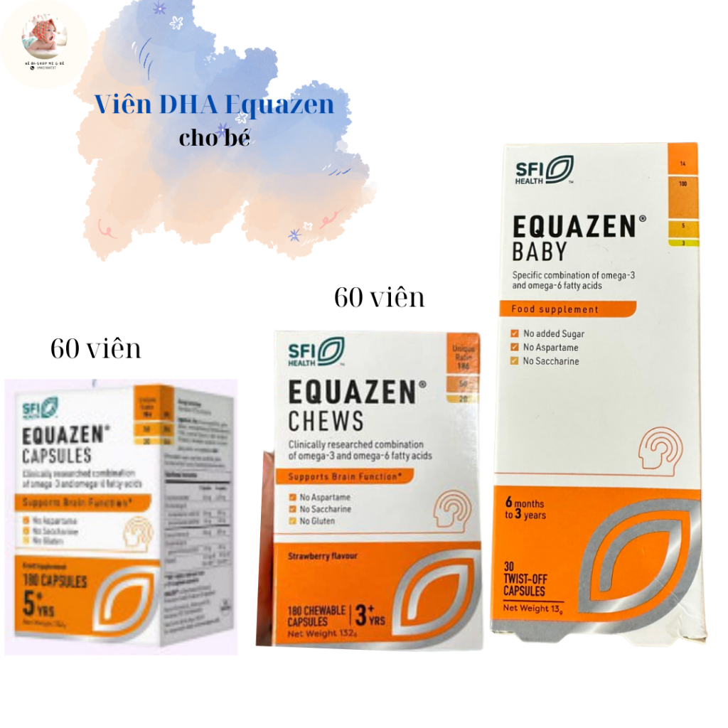 Equazen DHA tablets for babies from 6 months - 3 years old UK | Shopee ...