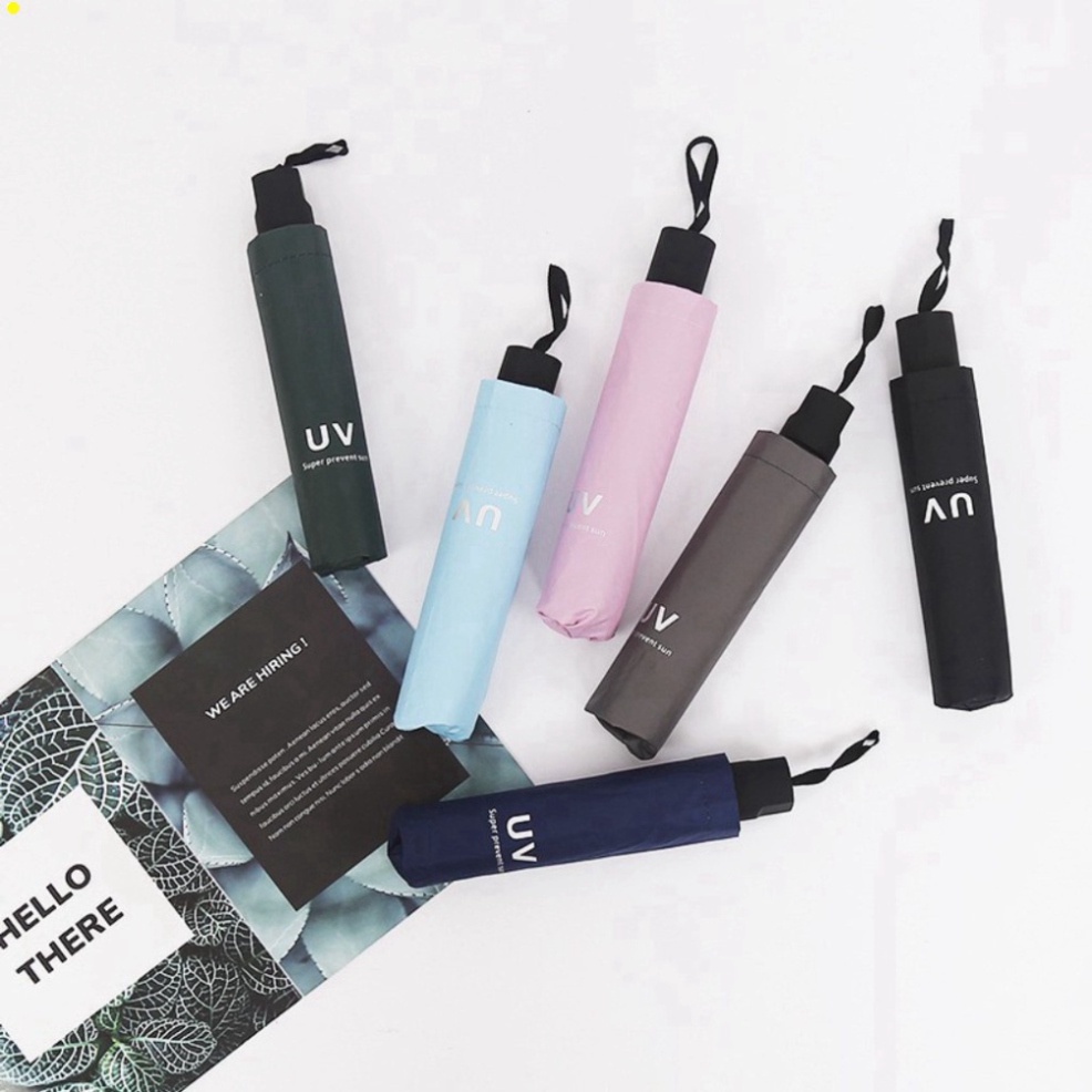 Anti-UV sun umbrella, foldable handheld rain umbrella, eye-catching ...