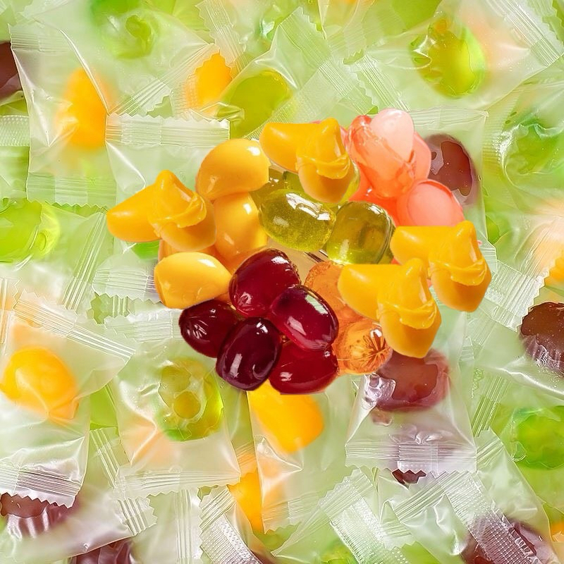 1kg Mixed Fruit Peeled Candy, Delicious Peeled Mango Candy | Shopee ...