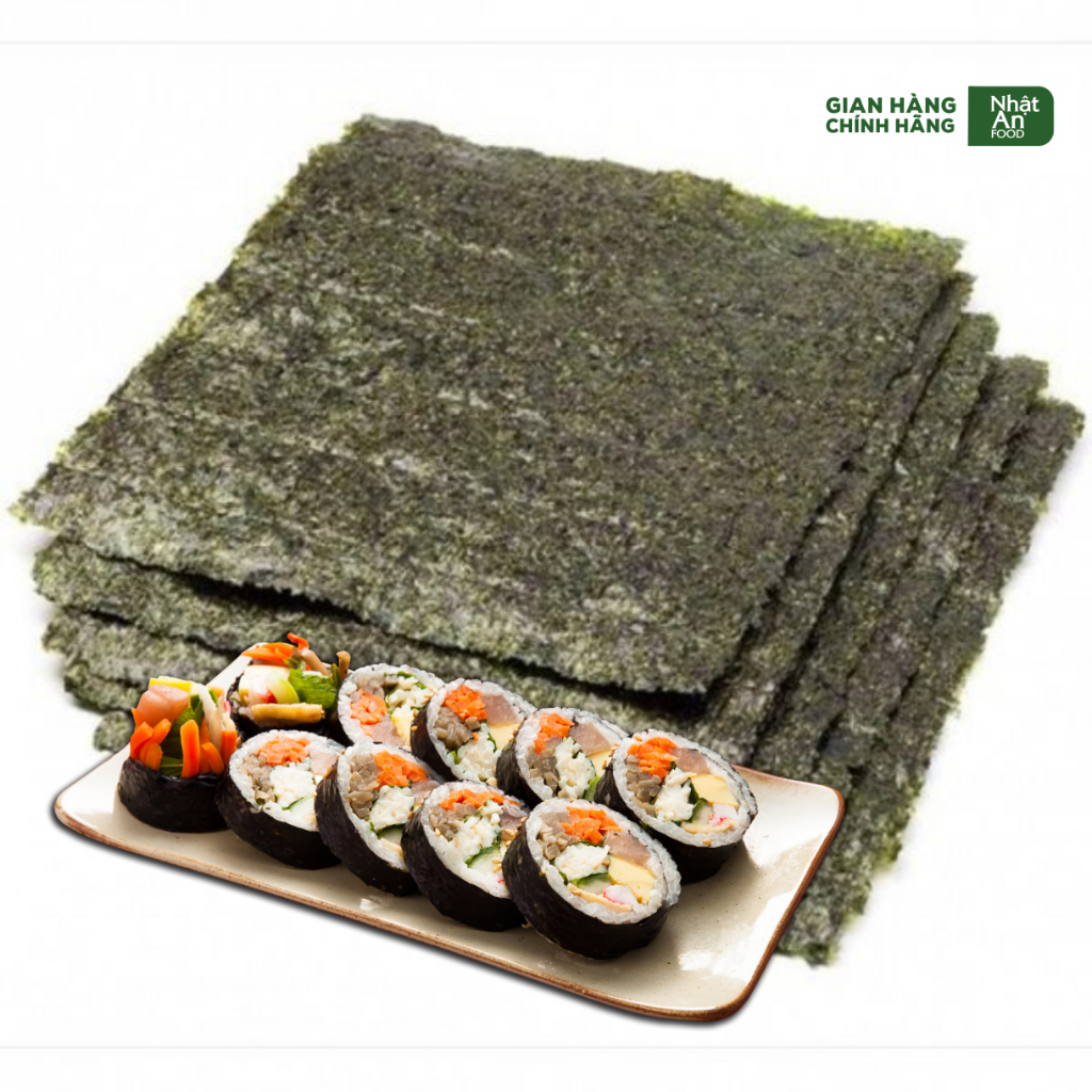Kimbap Seaweed - sushi Seaweed Leaf 100 Leaves - 50 nori Leaves Roll ...