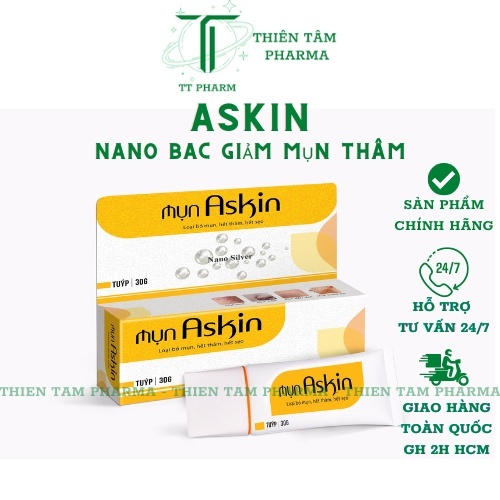 Askin nano silver acne cream Tube/30g | Shopee Philippines