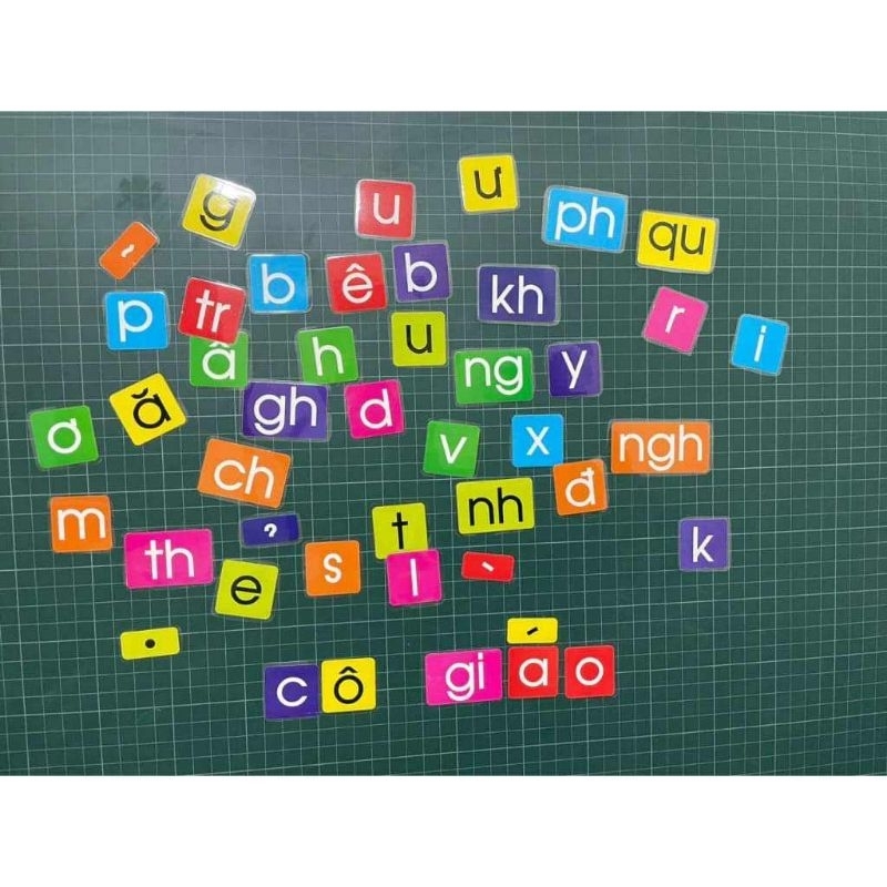 Vietnamese Alphabet And Text Set Comes With Signs, plastic Laminated ...