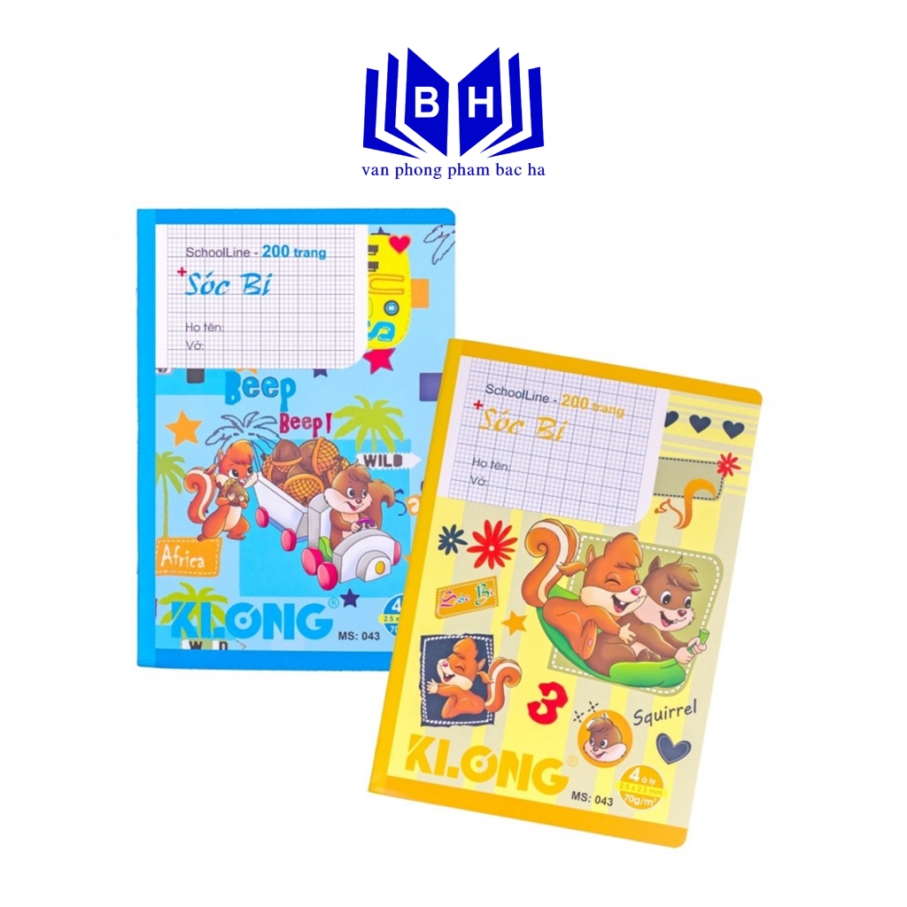 48-page notebook B5 Klong MS043, 48-page Klong notebook, size 170 x ...