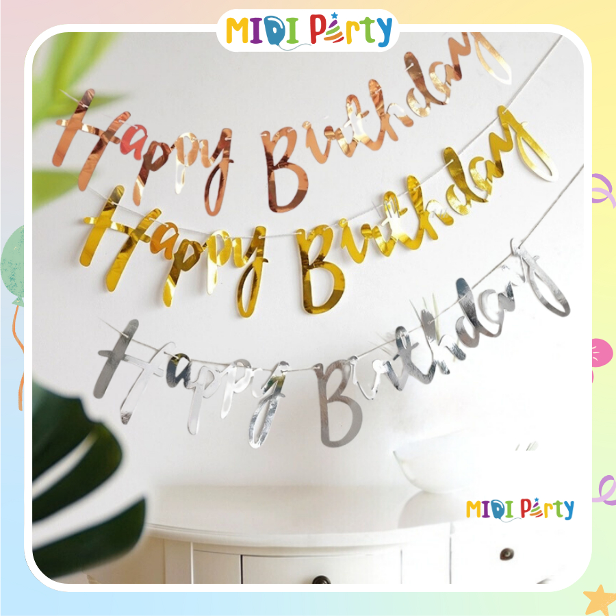 Happy Birthday Letter String Artistic Letters for Birthday Decoration ...