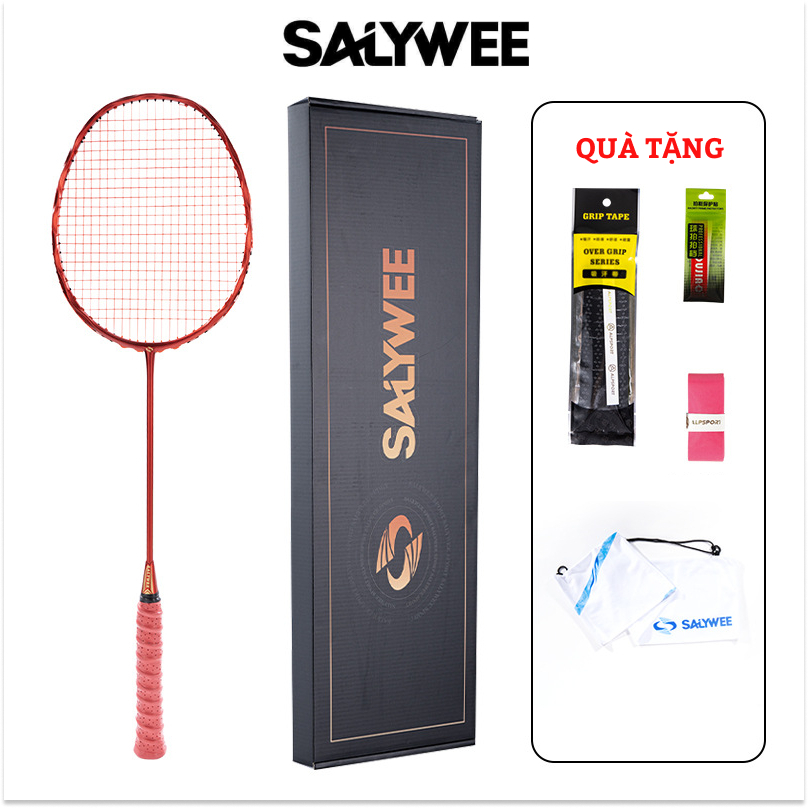 Full carbon SalyWee 5U G5 Badminton Racket Maximum Tension 30lbs Attack ...