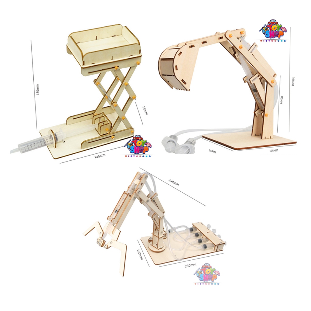 Hydraulic physical construction assembly set for children to explore ...