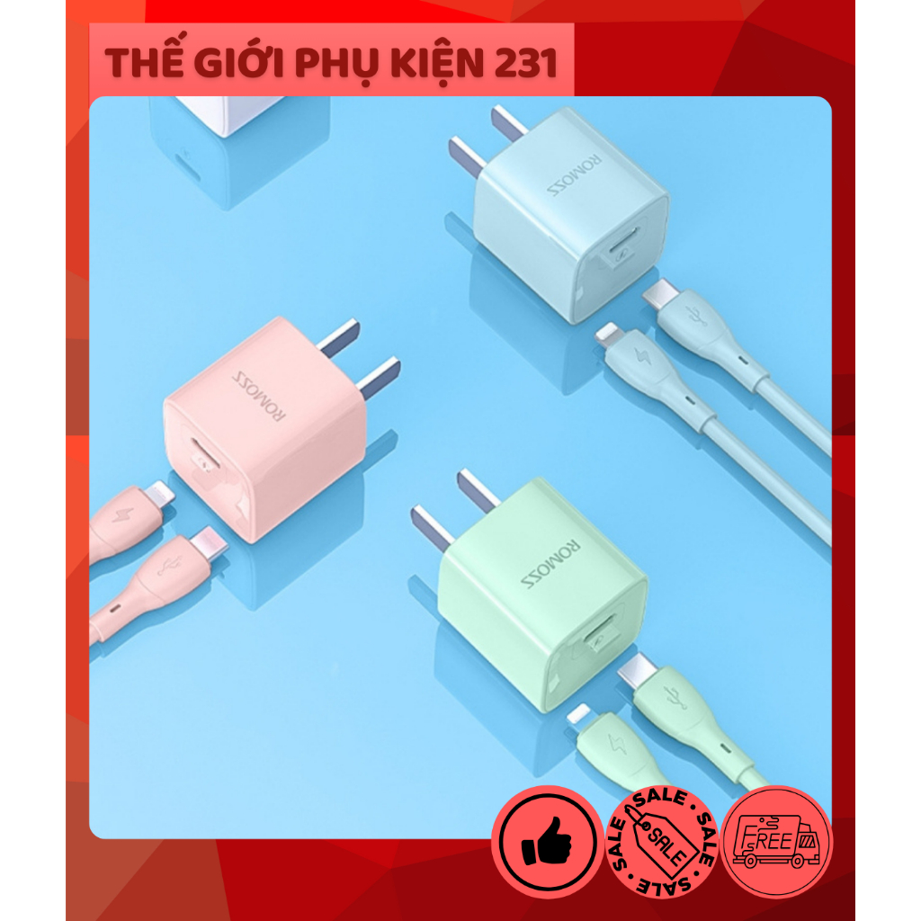 Romoss 20W AC20C Mini PD20W Quick Charger (Random Color) | Shopee ...