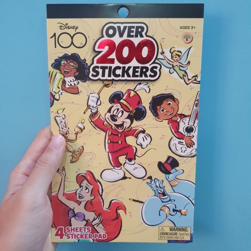 Set of 200 Disney 100 series stickers, 100th anniversary of Disney ...