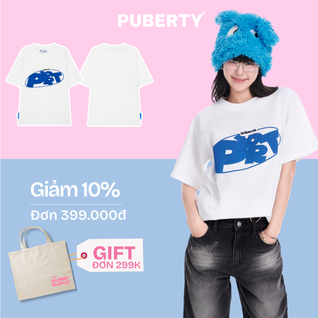 Oversize Local Brand PUBERTY PBRT LOGO unisex T-Shirt | Shopee Philippines