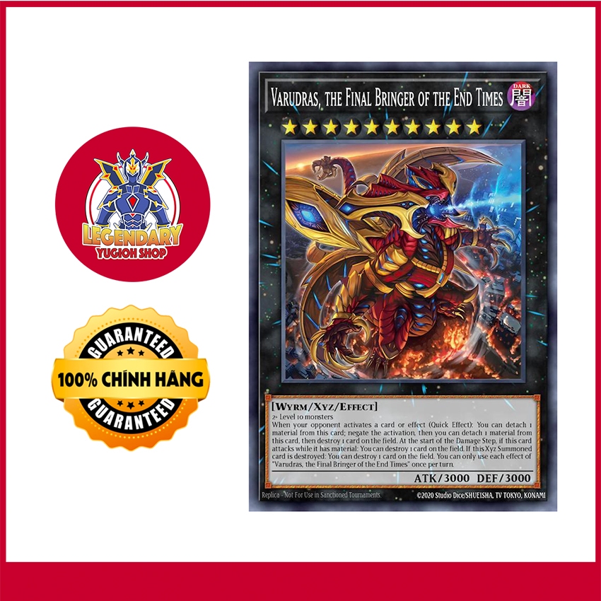 [Genuine Yugioh Card] Varudras, the Final Bringer of the End Times ...